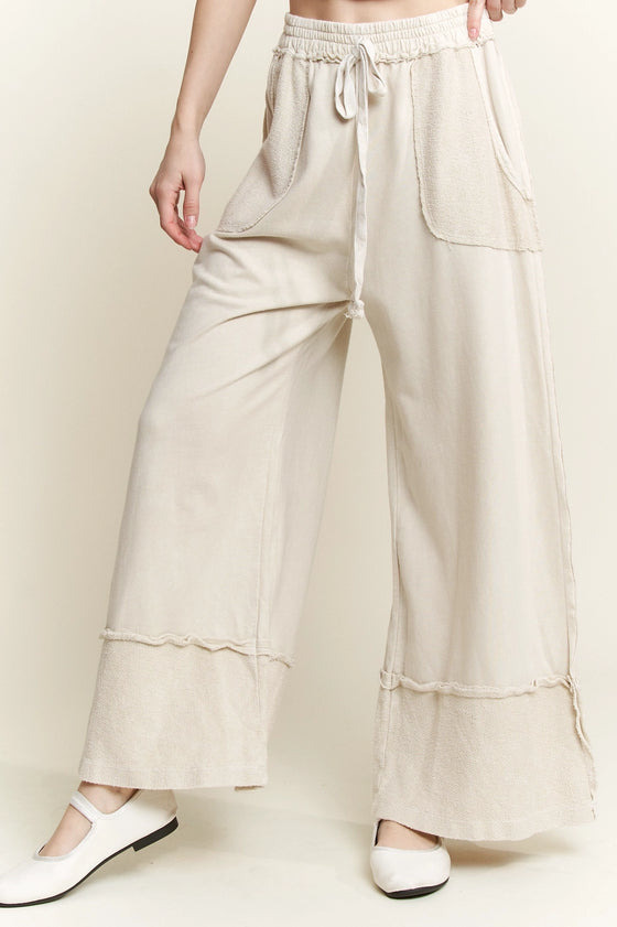 Crop Cream Drawstring Sweatpants – Zelda Nashville